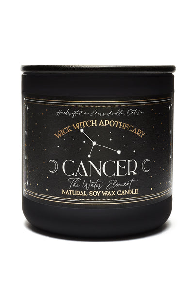 CANCER ZODIAC CANDLE – WICK WITCH APOTHECARY